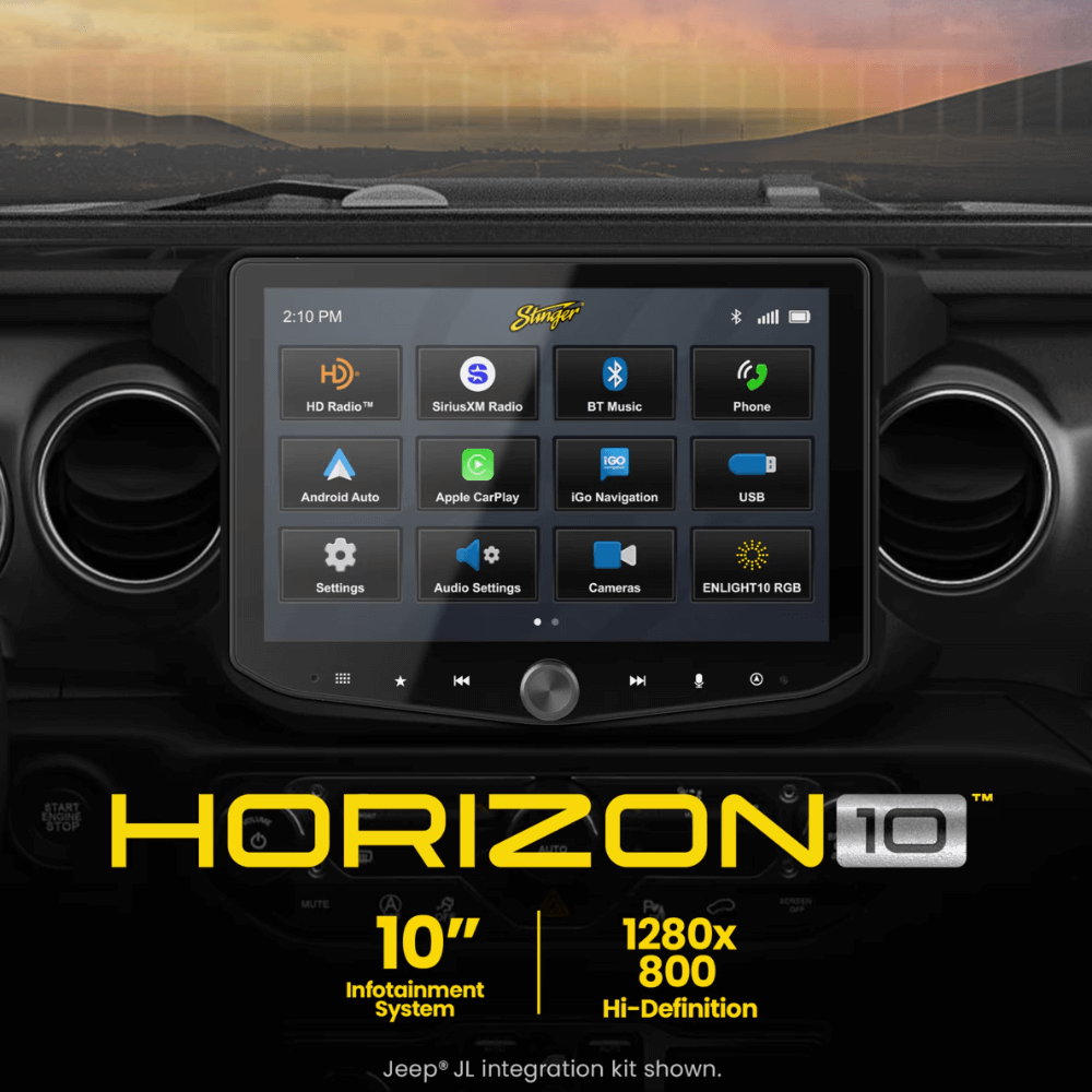 Radio Replacement Kit - Includes 10" Horizon 10 Touchscreen Radio & Pl – Yota Force