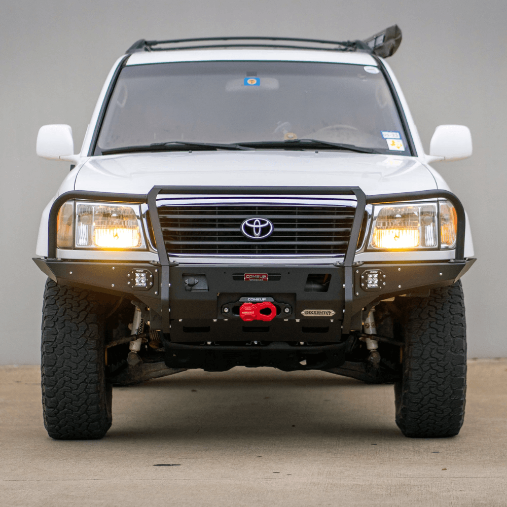 Ultra-High Clearance Modular Front Bumper Fits 1998-2007 Toyota Land C ...