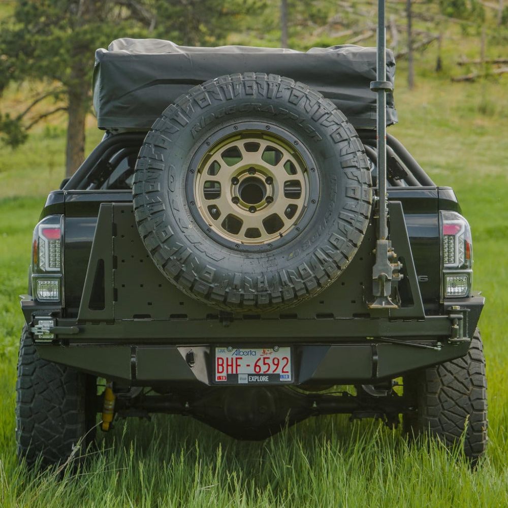 Overland Series High Clearance Rear Bumper Fits 2016-2023 Toyota Tacom ...