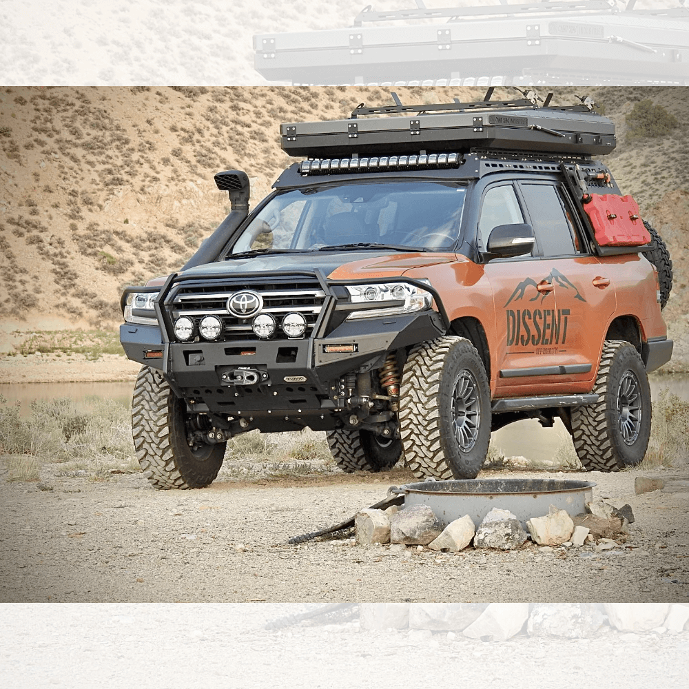Full Replacement Modular Front Bumper Fits 2016+ Toyota Land Cruiser 2 ...