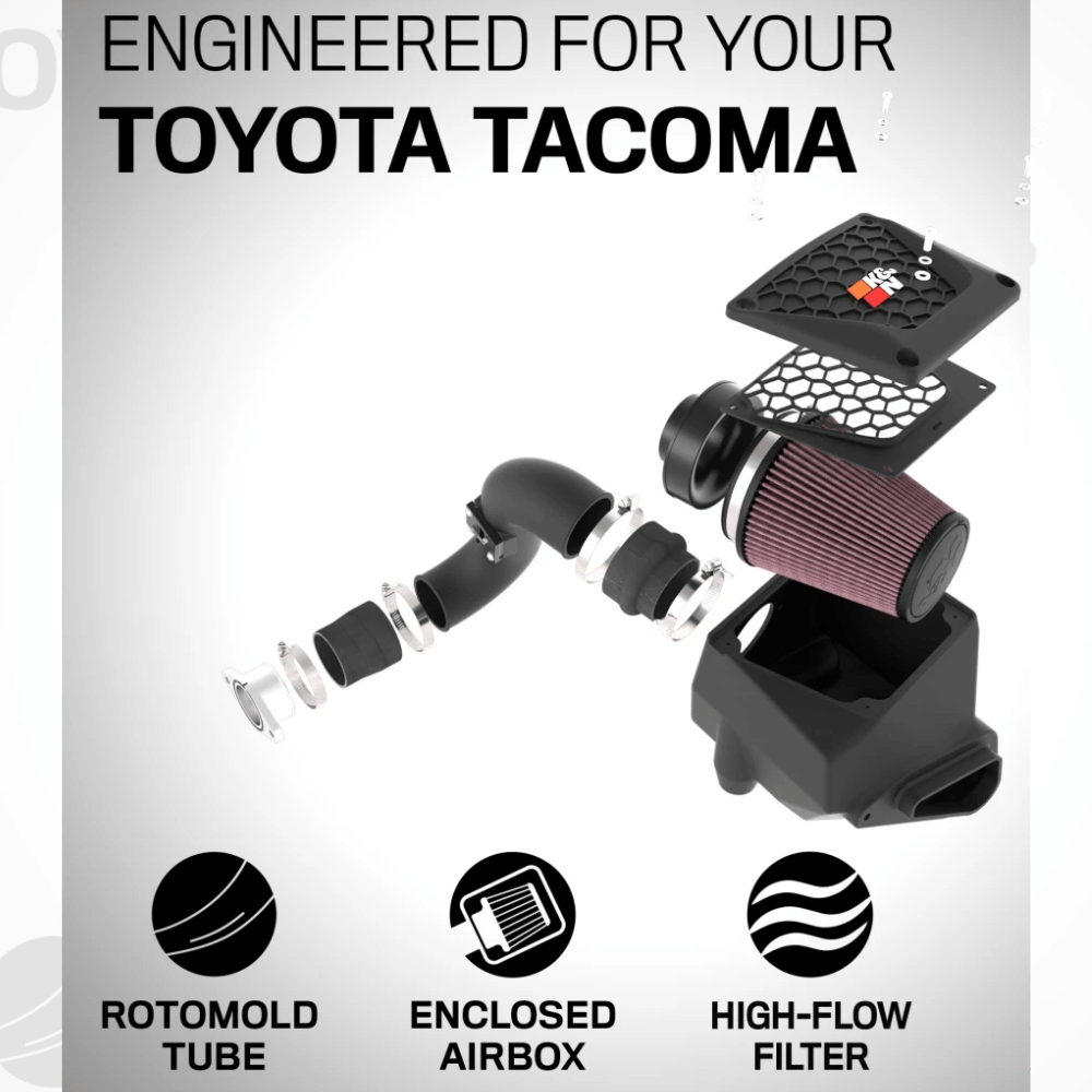 2024+ Toyota Tacoma Cold Air Intake System, Roto-Mold Tube | L4-2.4L T ...