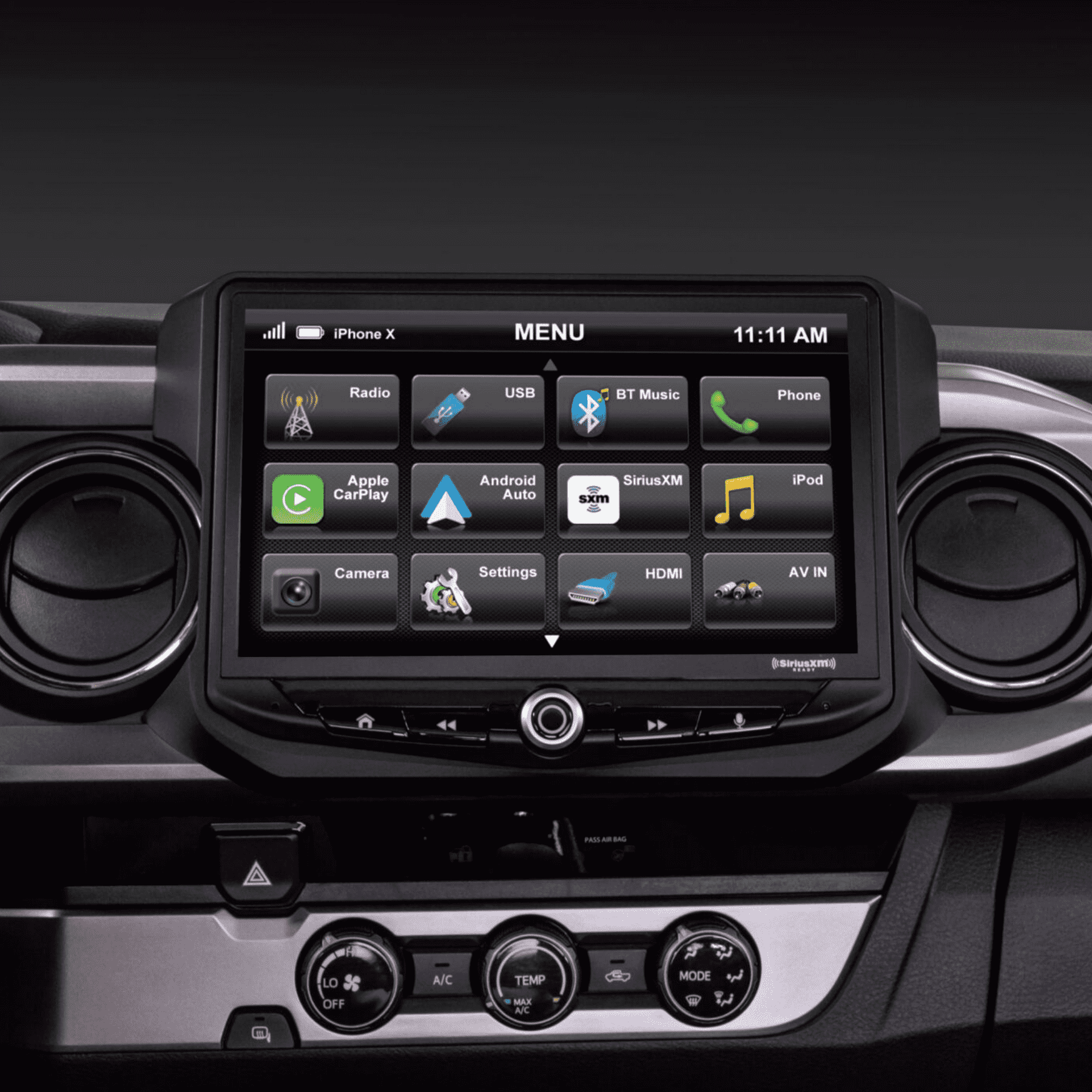 Radio Replacement Kit - Includes 10" Touchscreen Radio & Plug and Play ...