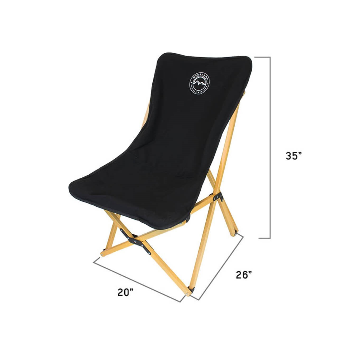 Kick It Camp Chair - Wood Base & Storage Bag – Yota Force
