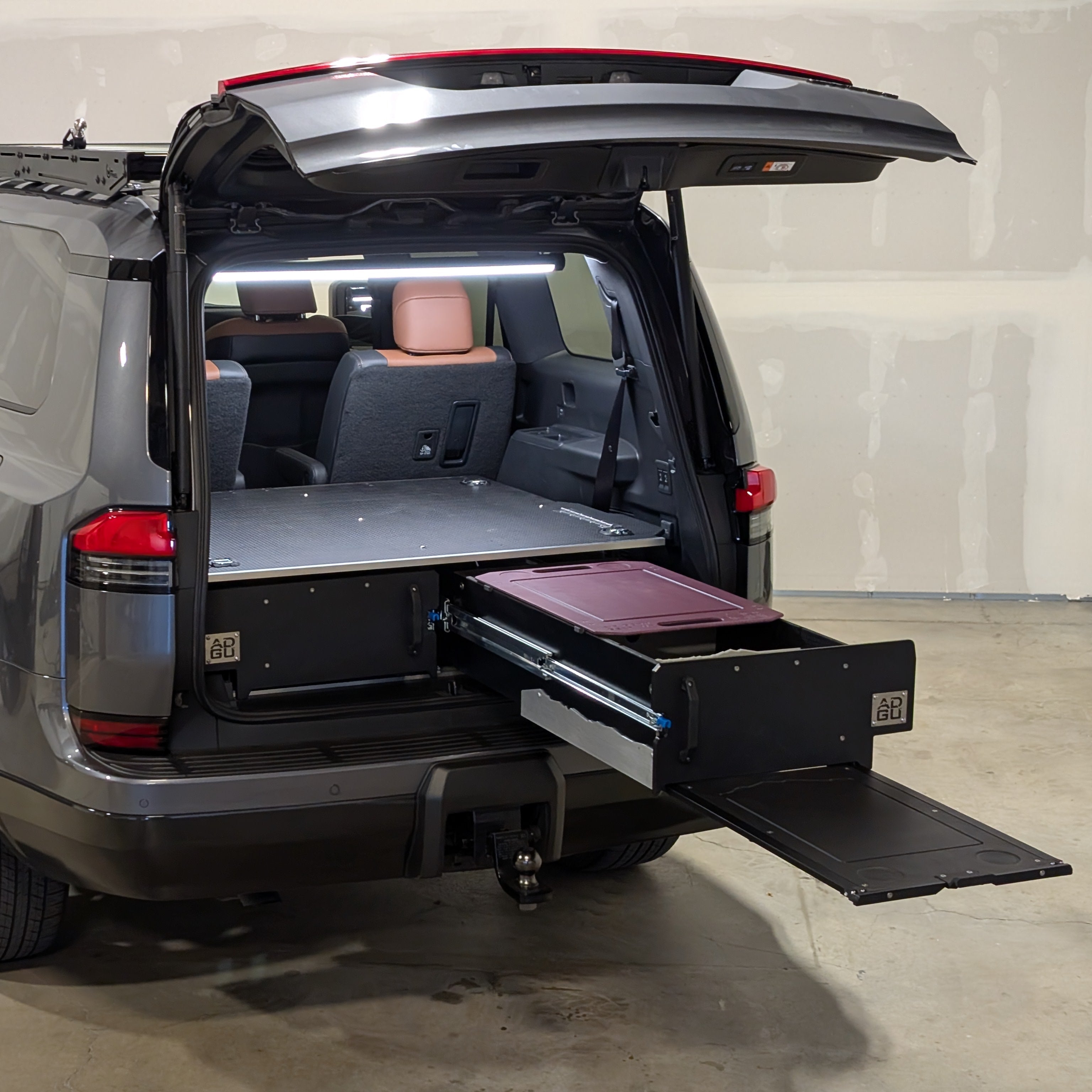 SS1 Silent Storage Drawer System WITH 3rd Row Fits 2024+ Lexus GX550 ...