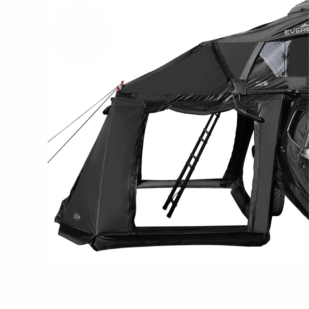 XD Everest Annex Room Roof Top Tent Extension - Black Body Grey Trim ...